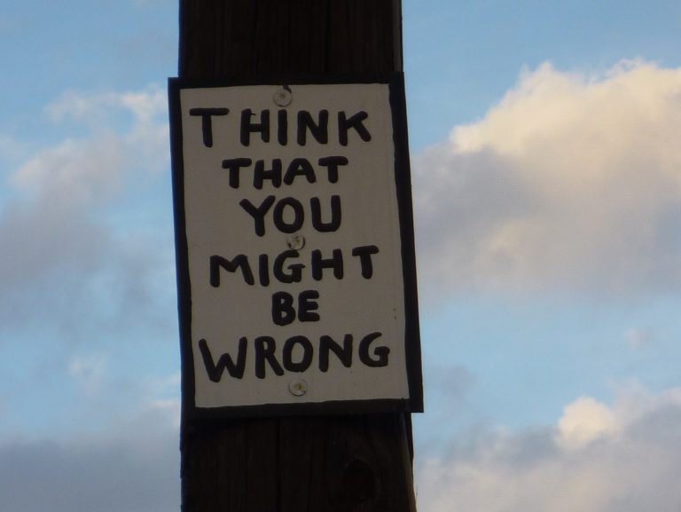 Think That You Might Be Wrong - Building Bridges Word by Word
